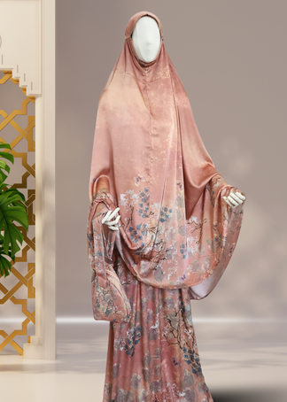 4-Piece Luxury Silk Women's Islamic Prayer/Salah Set – Khushu Modest Wear